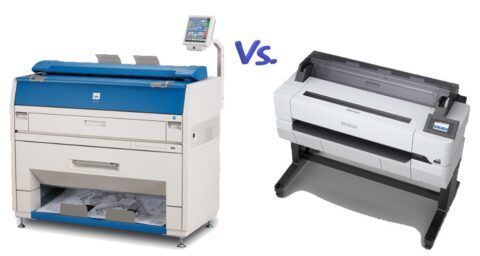 LED/Laser vs Inkjet Plotters - 9 Factors! Overland Blueprint